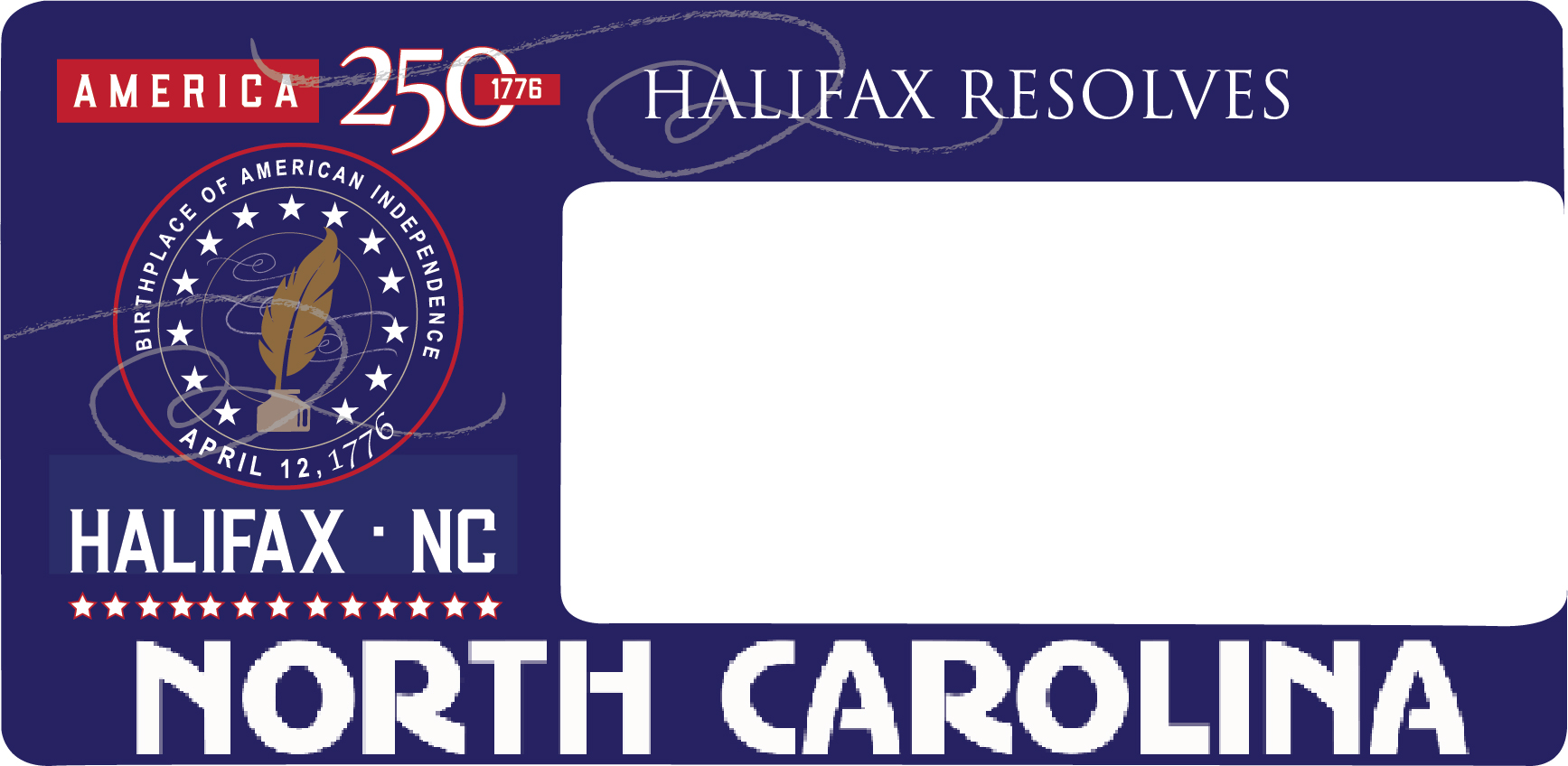 Halifax 250 License Plate - Halifax County Business Horizons, Inc.